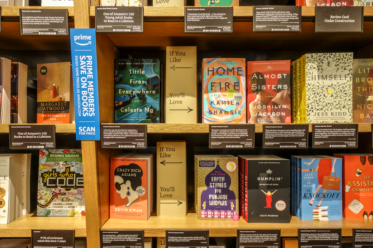 『2018’シアトルの旅 (7)』Amazonのリアル書店「Amazon Books」を見学 – 近未来の名は。